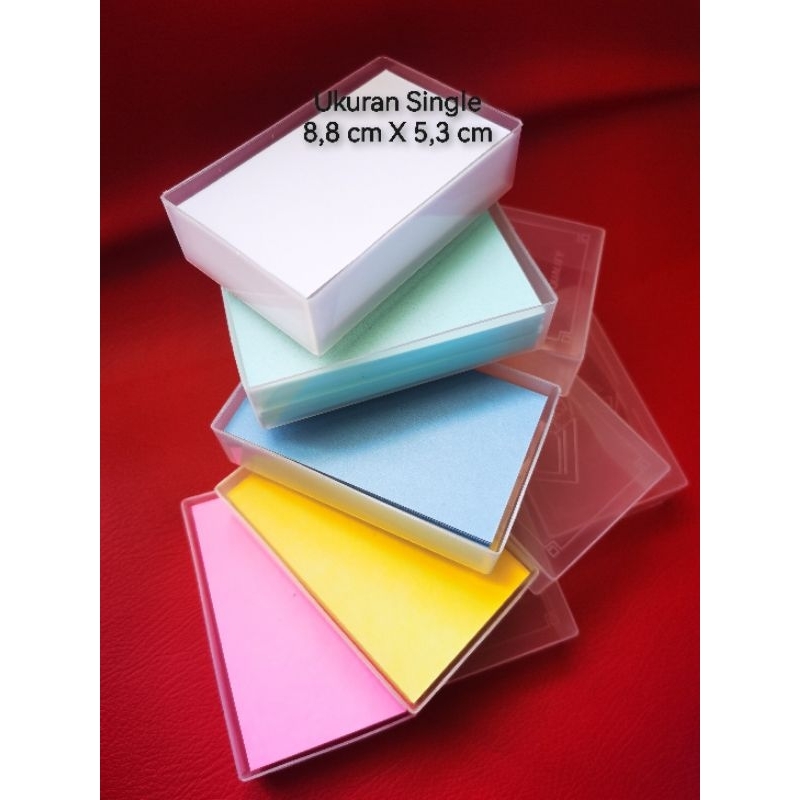 Jual KARTU NAMA BC KERTAS KECIL NOTES FLASH CARD POLOS [ISI 100 LEMBAR ...