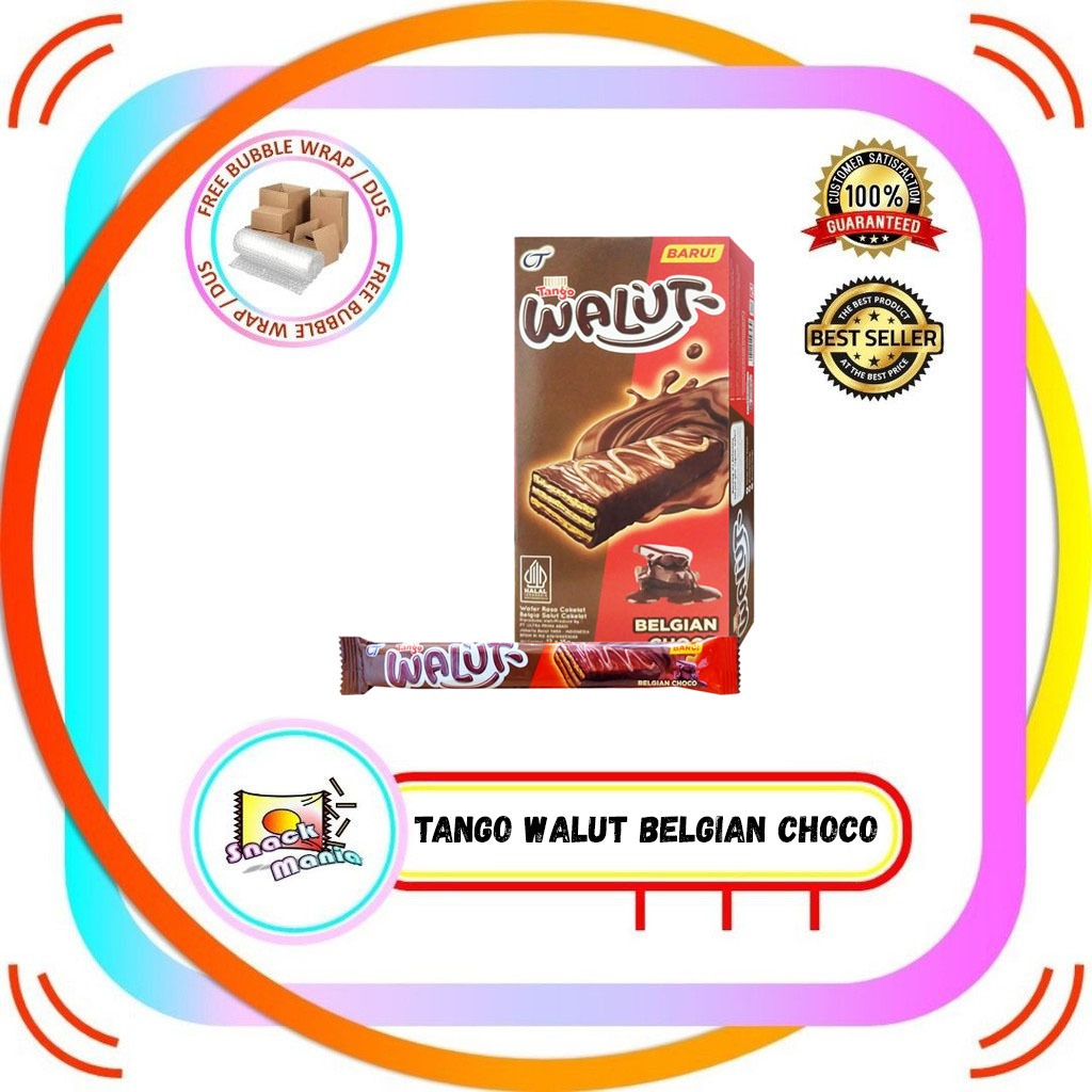Jual Tango Walut Belgian Chocolate Wafer Coklat Box 12 x 15 gr | Shopee ...