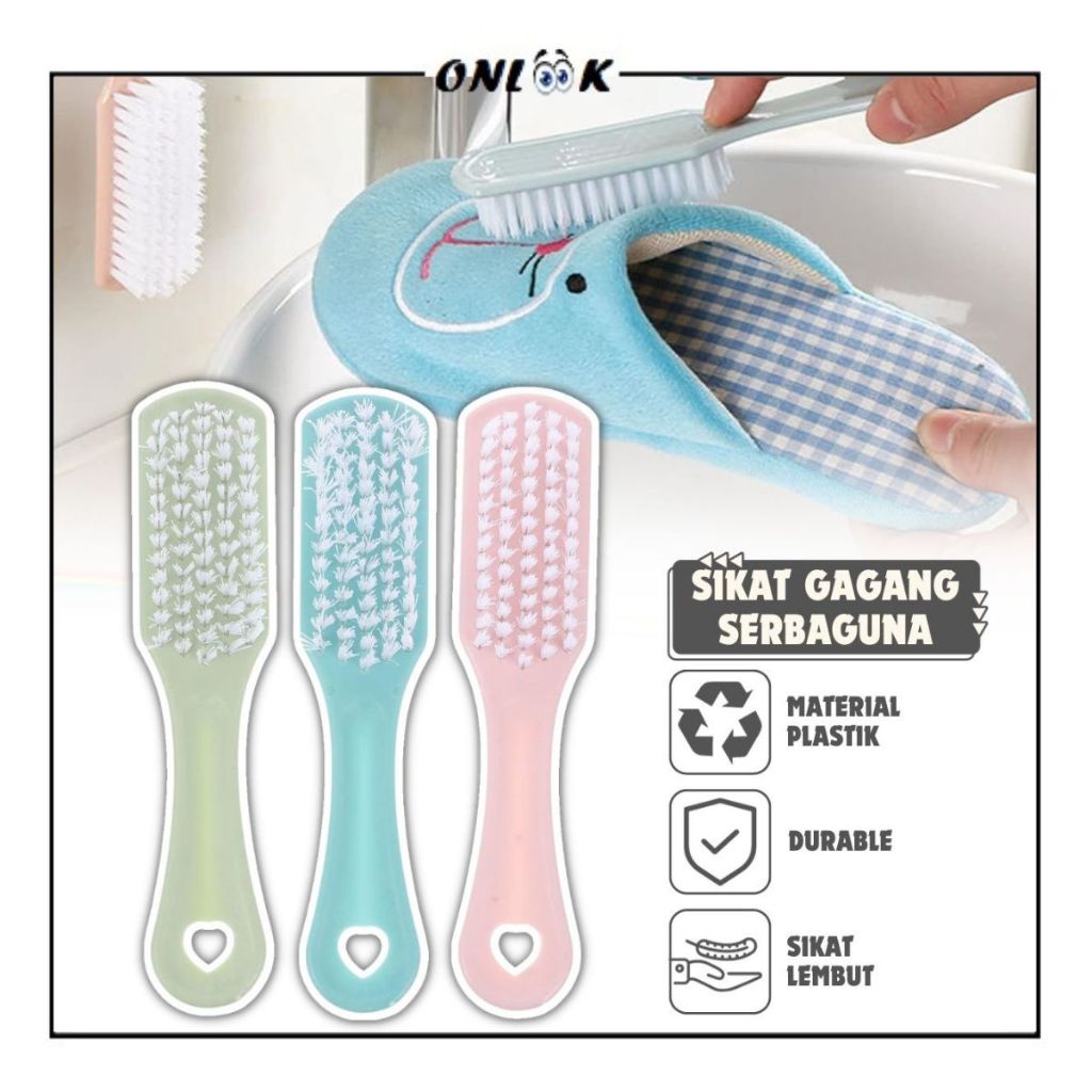 Jual Sikat Gagang Plastik Serbaguna / Gap Cleaning Brush / Alat ...