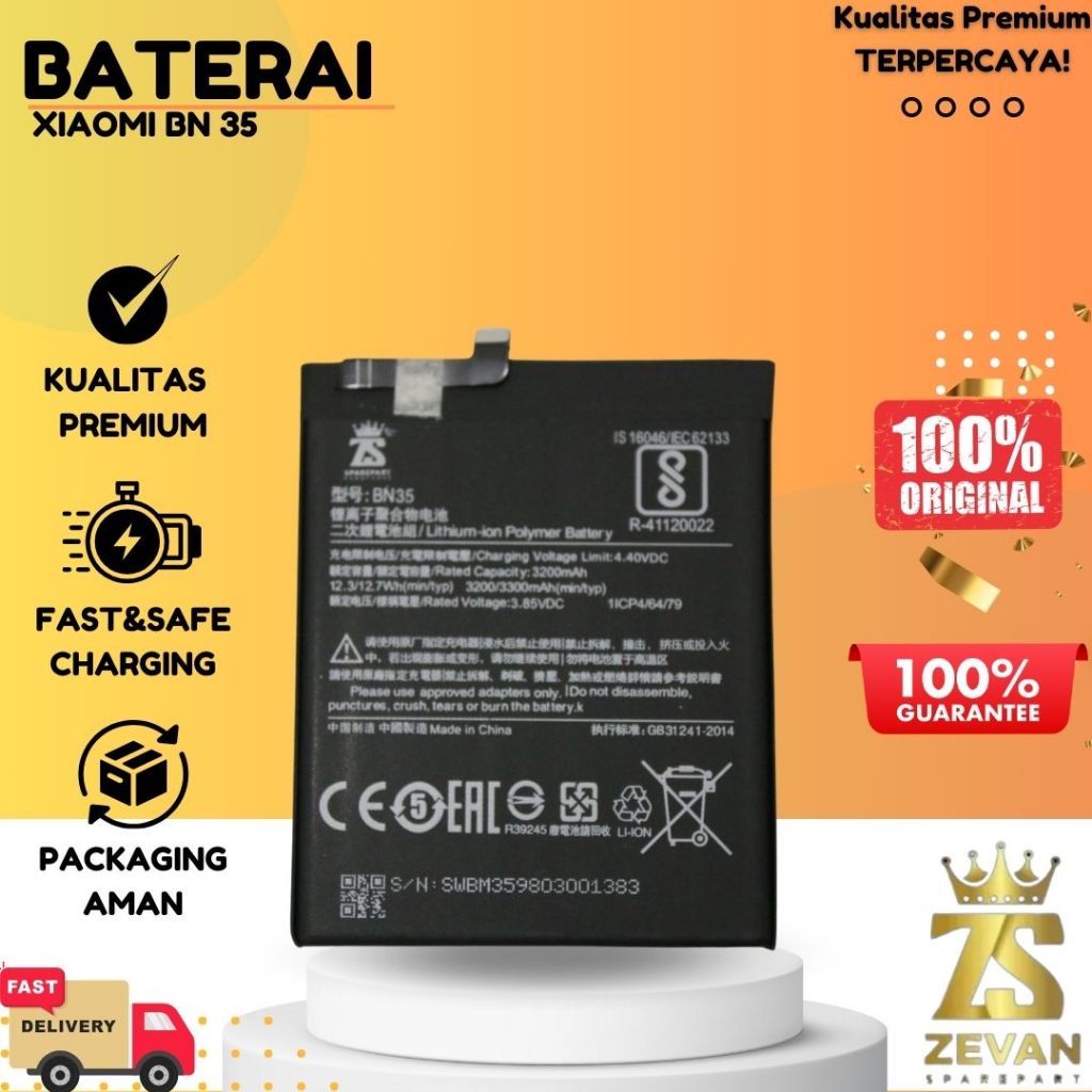 Jual Baterai Xiaomi BN 35 ( Redmi 5 ) | Shopee Indonesia