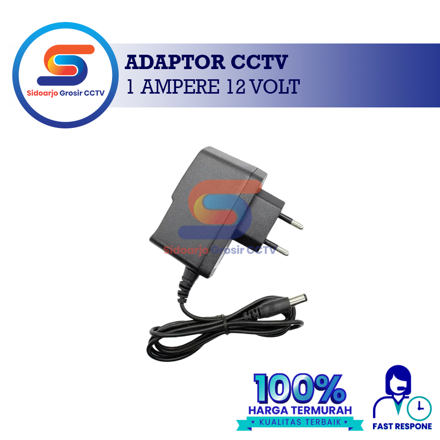 Jual Adaptor LED CCTV Modem Router 12V1A ampere xitey power supply ...