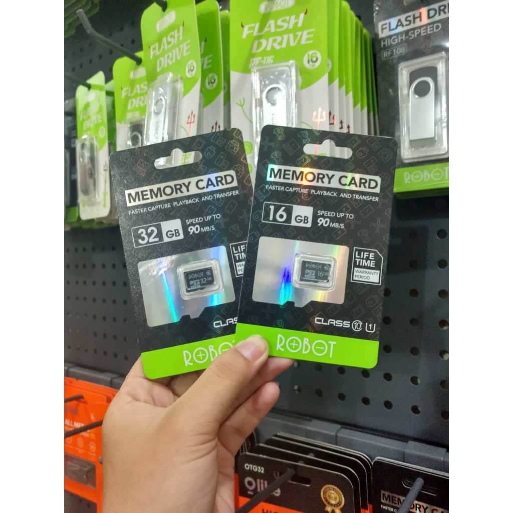 Jual Micro SD ROBOT TF 4GB/8GB/16GB/32GB Memory Card Kartu Memori HP ...