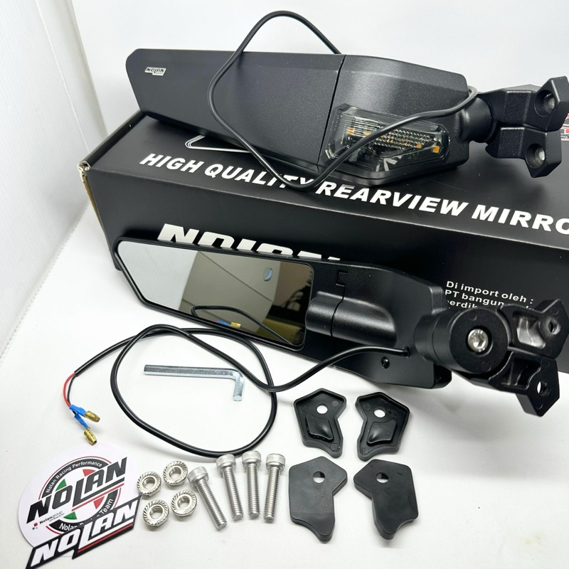 Jual Spion WingOPet NOLAN Plus Lampu Sein Spion Zx 25 Universal Ninja ...