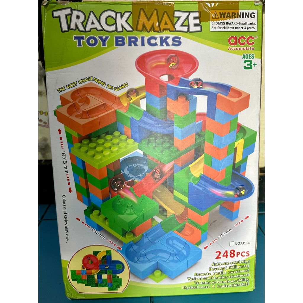 Jual Preloved track maze toy bricks | Shopee Indonesia