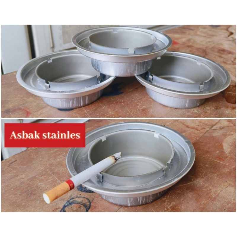 Jual Asbak stainless besar | Shopee Indonesia