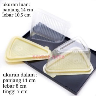 Jual Mika Cake Segitiga Untuk Kue Tart Per Slice Isi 50PCS | Shopee ...