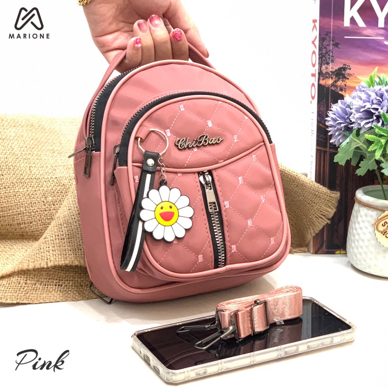 Jual Marione - Tas Ransel Mini Wanita MATAHARI 3 Ruang Tas 3in1 ...