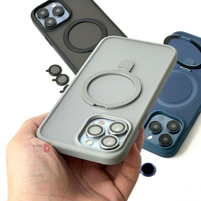 Jual Premium Lens Guard and Magnetic Standing Case | Shopee Indonesia