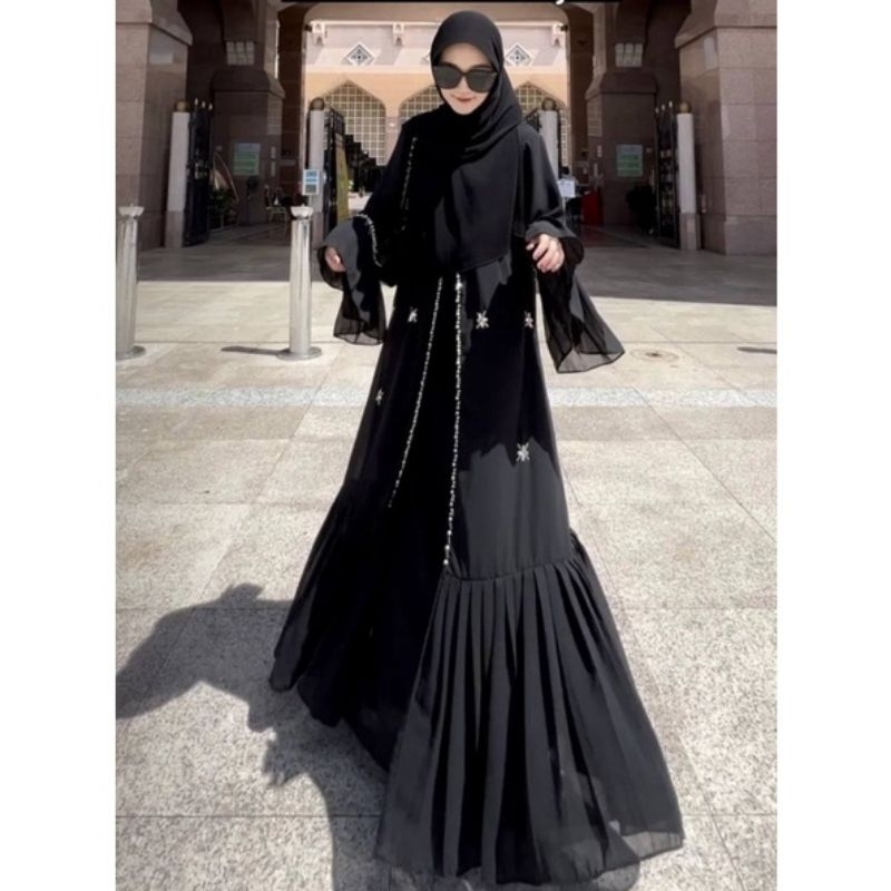 Jual Kazami- ULYYA ABAYA BY KAZAMI STORE Ori kazami Gamis Ceruty dress ...