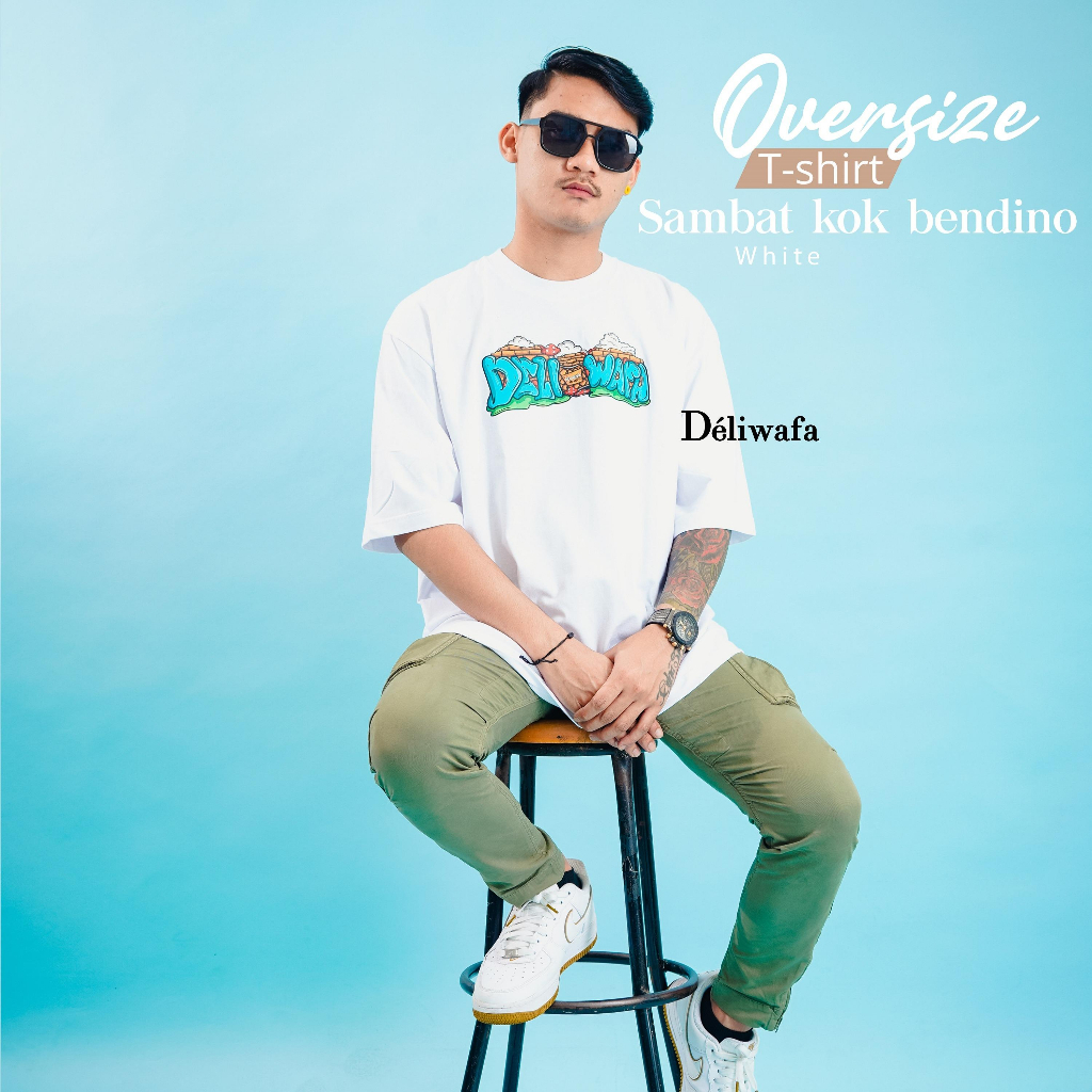 Jual Original Deliwafa - Oversize Unisex Sambat Kok Bendino | Shopee ...