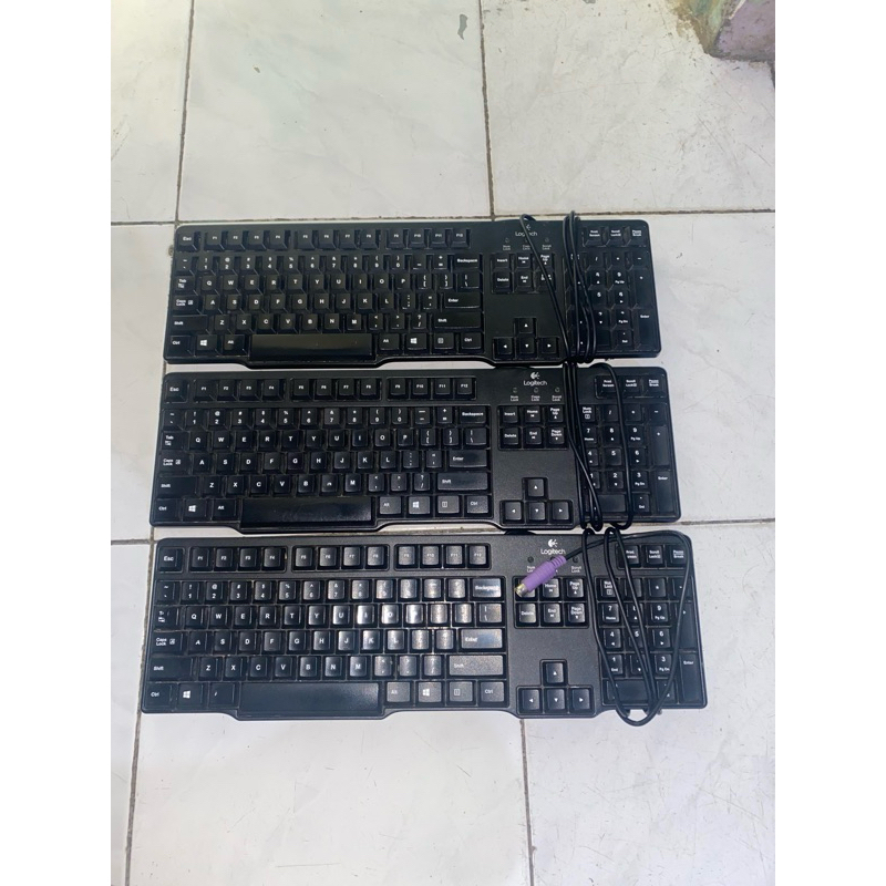 Jual keyboard ps2 bekas merk logitech | Shopee Indonesia