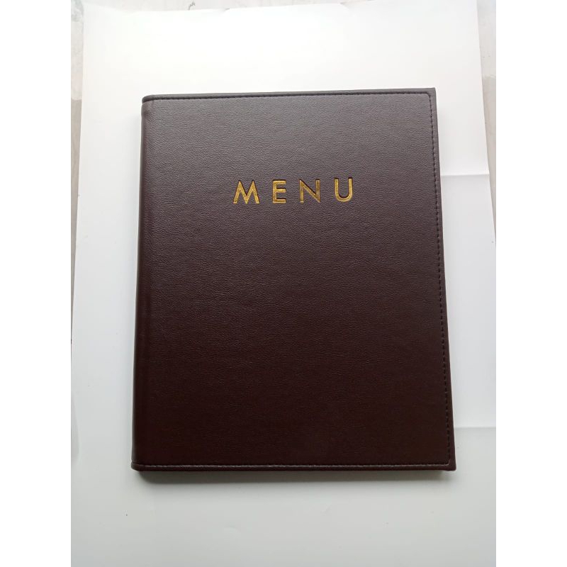 Jual buku menu resto ready siap kirim size a4 | Shopee Indonesia