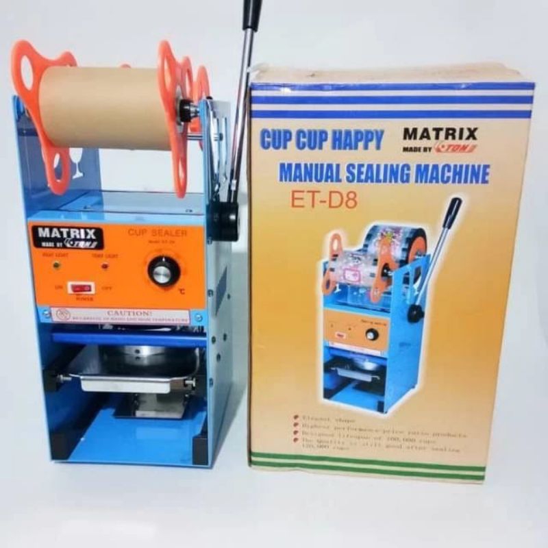 Jual mesin cup Sealer matrix mtx-D8 (12-18oz) | Shopee Indonesia