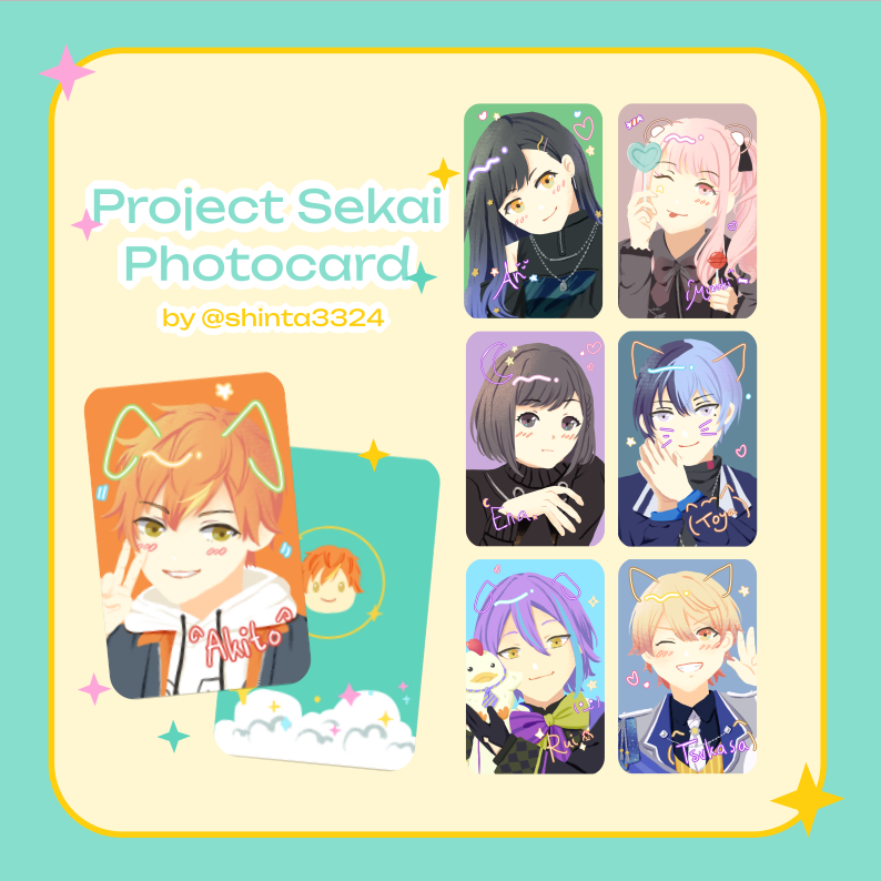 Jual [Buy 3 for 25k] Fanmade Project Sekai Photocard by shinta3324 ...