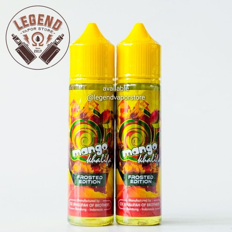 Jual FREEBASE - LIQUID MANGO KHALIFA 60ML 3MG AUTHENTIC | Shopee Indonesia
