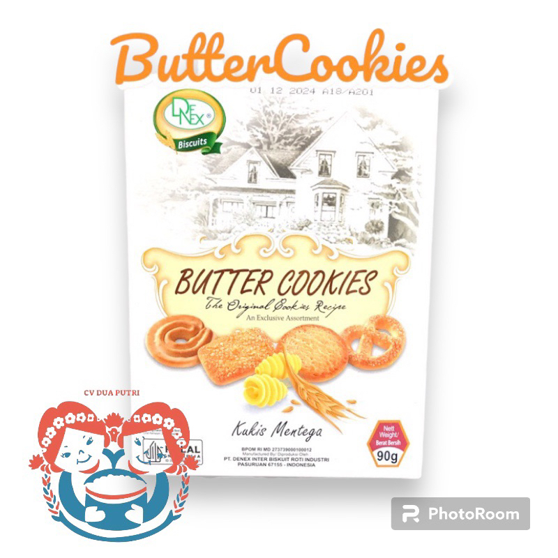 Jual Butter Cookies Monde Denex 90gr snack untuk hampers, parcel ...