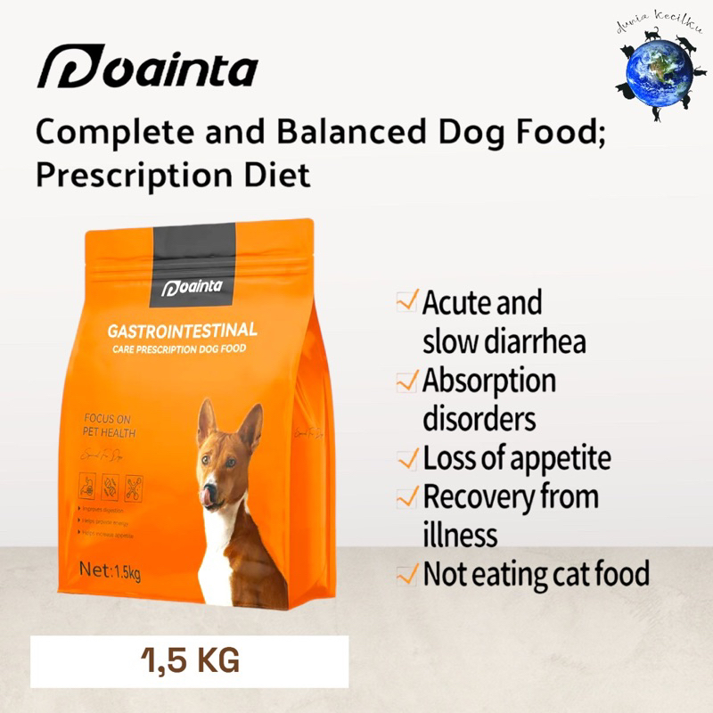Jual Puainta Complete & Balanced Dog Food (High Energy - Easy Digest ...