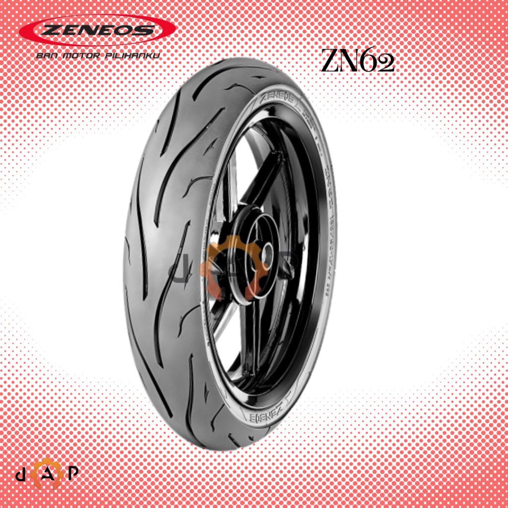 Jual BAN BELAKANG MOTOR RING 14// ZENEOS ZN62 140/70-14 TUBELESS // BAN ...