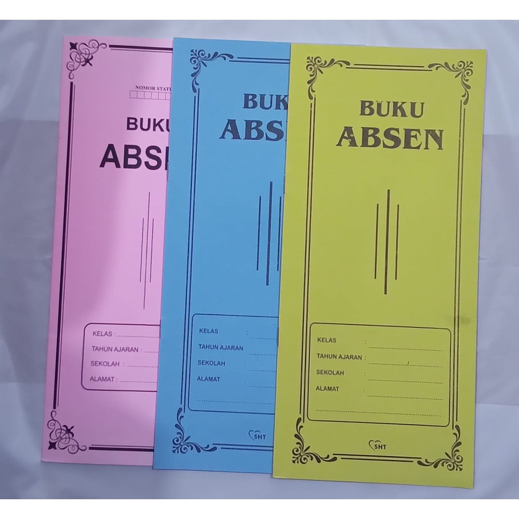 Jual BUKU ABSEN SISWA/BUKU ABSEN MURID/BUKU ABSEN KELAS | Shopee Indonesia