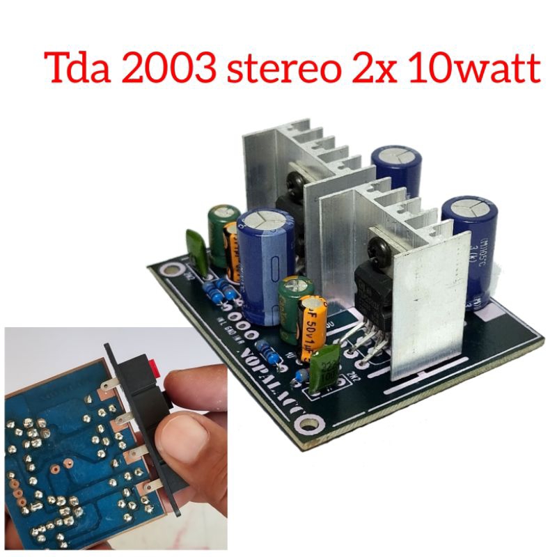 Jual Power amplifier TDA 2003 stereo 2x10watt tda2003 ampli tda 2003 stereo | Shopee Indonesia