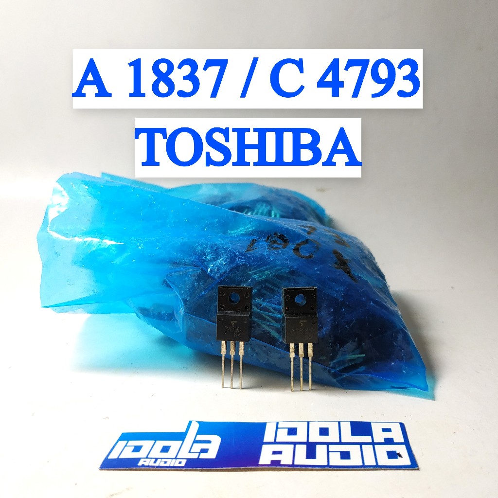 Jual (TR) Transistor A 1837 / C 4793 TOSHIBA (1 SET) | Transistor A1837 ...