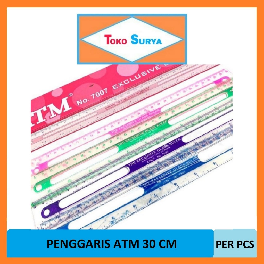 Jual Penggaris ATM 30 Cm (Pcs) | Shopee Indonesia