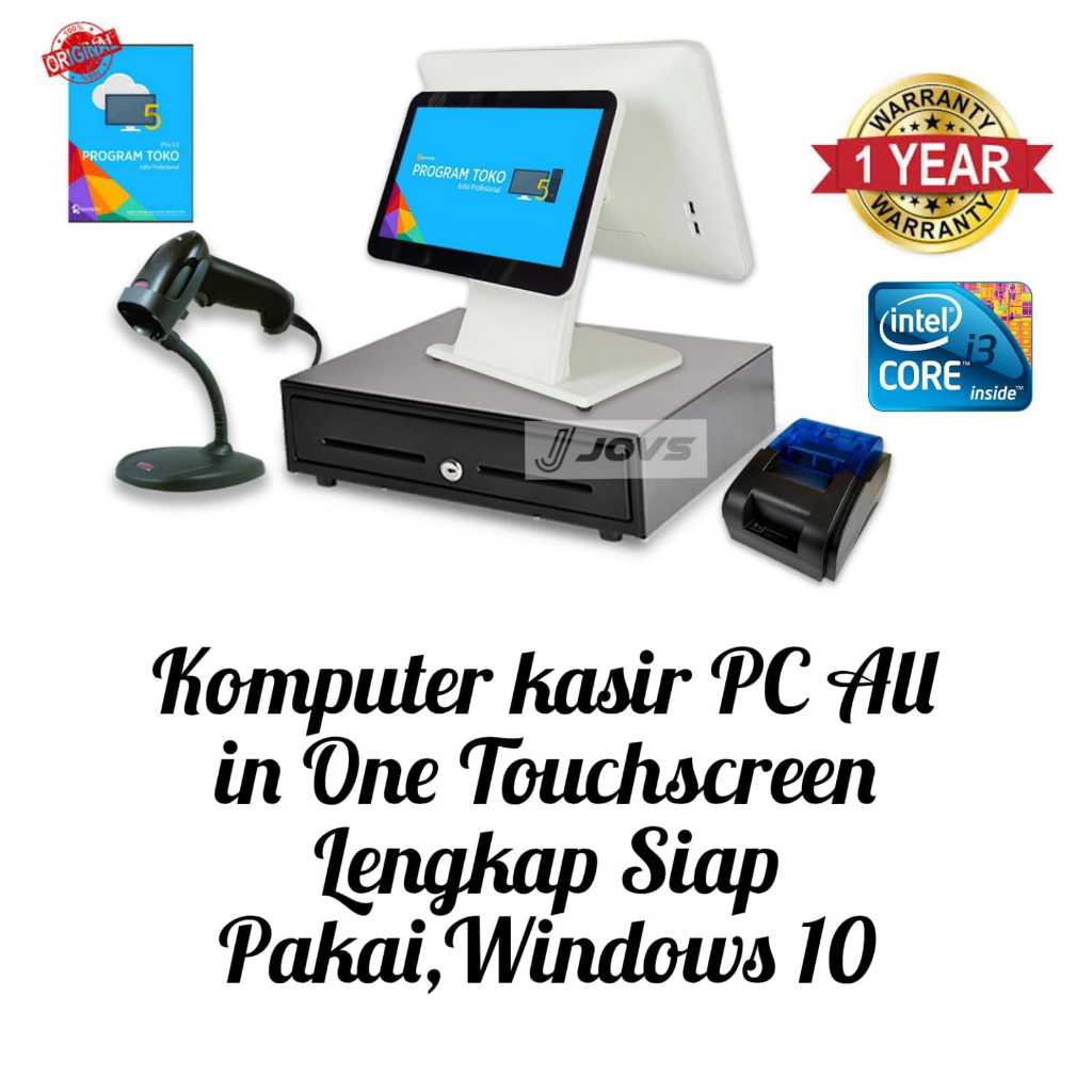 Jual Mesin kasir PC All in one core i3 Touchscren Komputer kasir ...