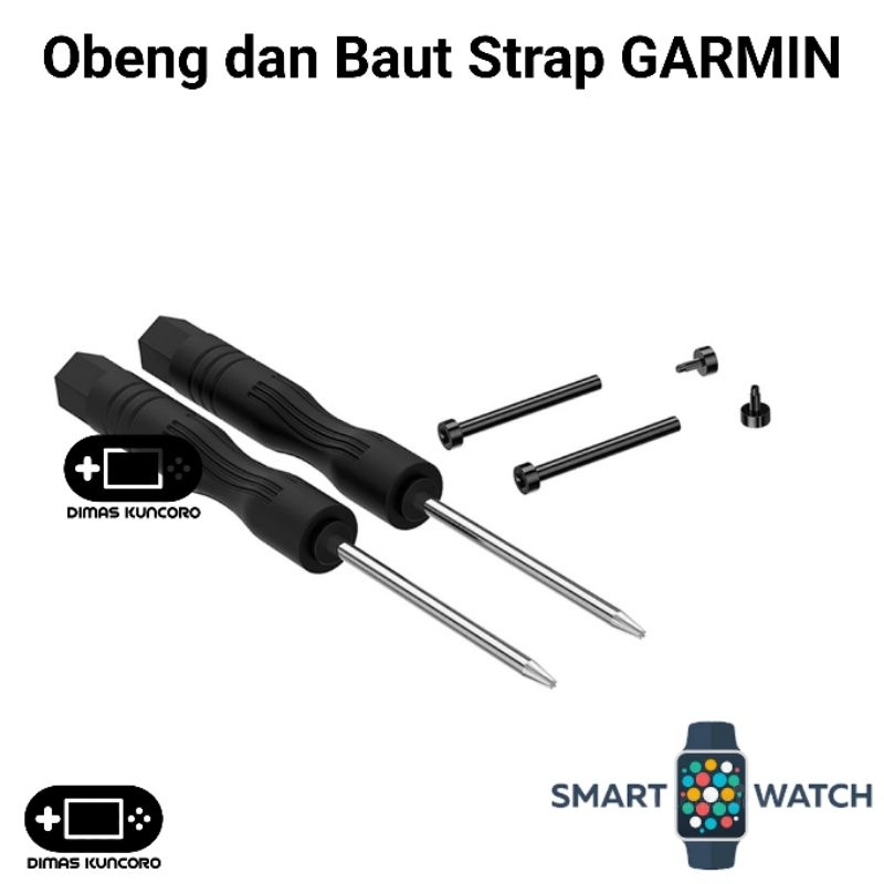 Jual Obeng dan Baut Strap GARMIN approach s5 s6 s20 S60 S62 quatix 5 ...