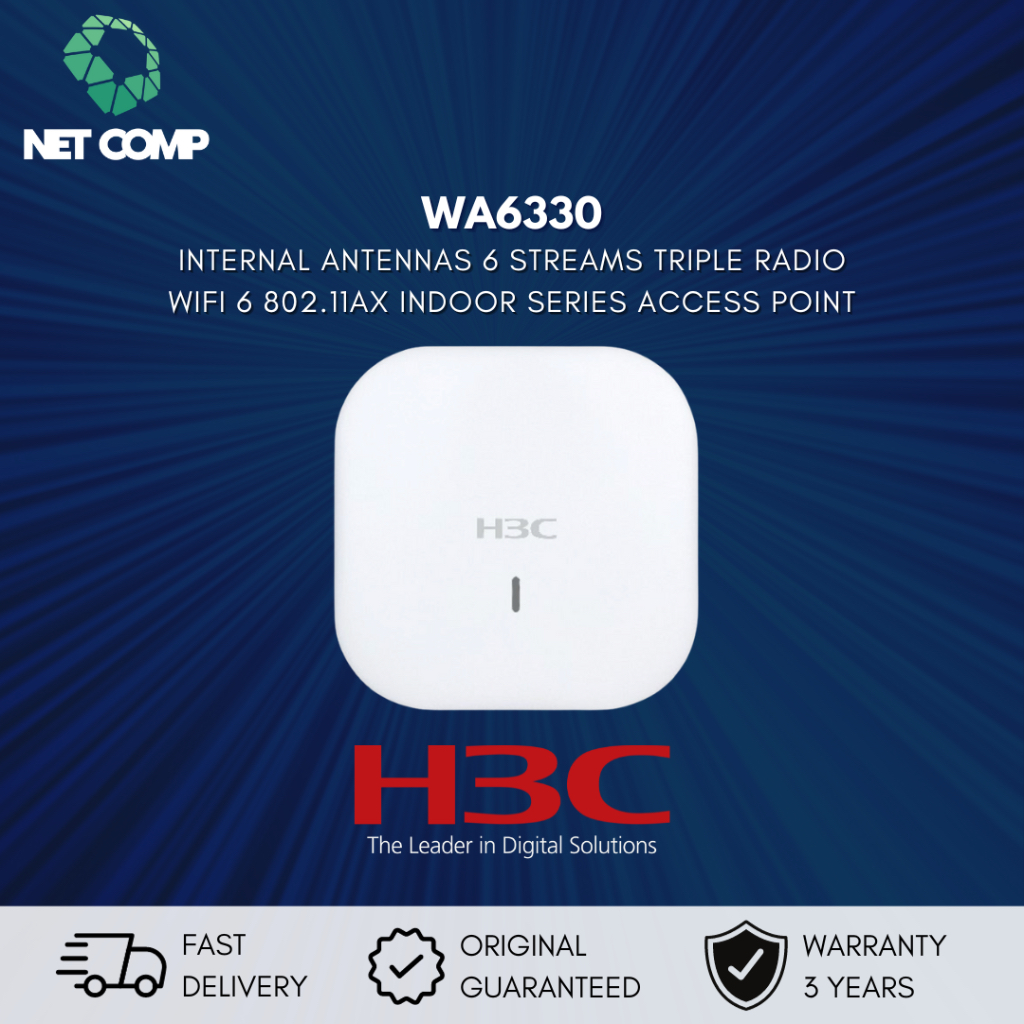 Jual H3C WA6330 Wifi 6 802.11ax Indoor Ceiling Access Point 6 Streams Triple Radio | Shopee ...