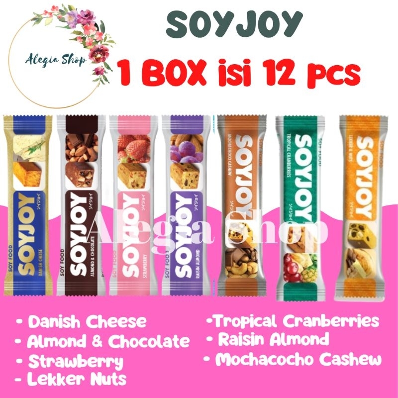 Jual Soyjoy 1 Box isi 12 All Varian Camilan Diet Murah | Shopee Indonesia