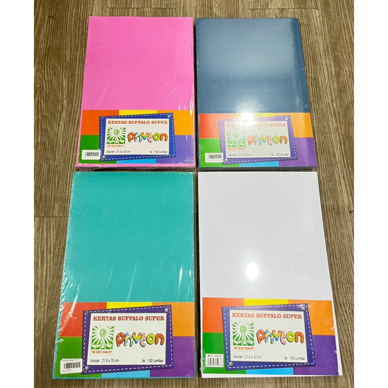 Jual Kertas Buffalo Kertas Cover Jilid ukuran Folio F4 - 100 Lembar ...