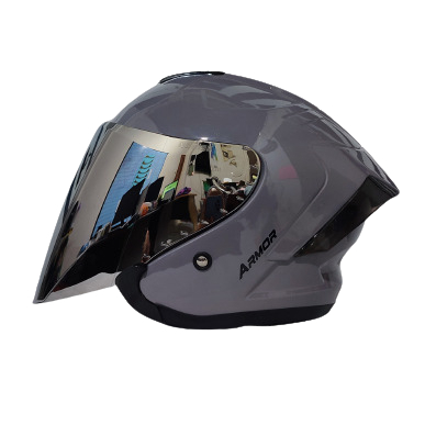 Jual Helm Js Armor Half Face Solid Premium Original SNI | Shopee Indonesia