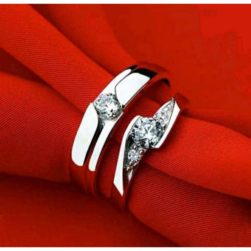 Jual Cincin Silver sterling Silver S925 Pria/Wanita /Tunangan /Nikahan ...
