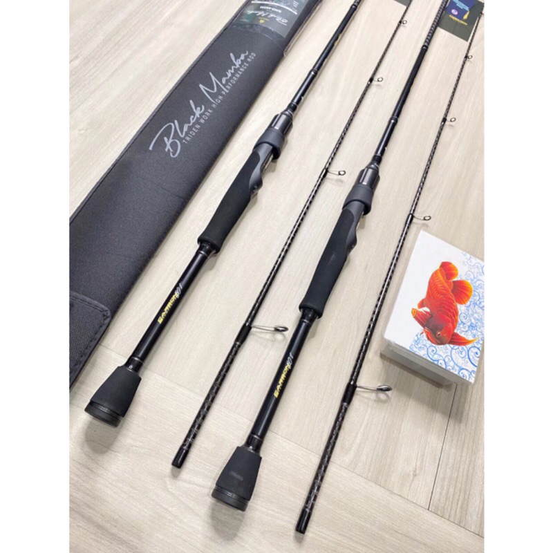 Jual Joran Tridentech Black Mamba Ultra Light Spinning Baitcasting ...