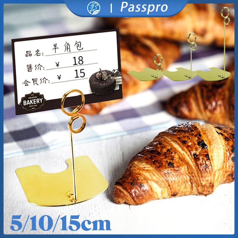 Jual Table Menu Stand Card Holder Price Name Tag Standing Display ...