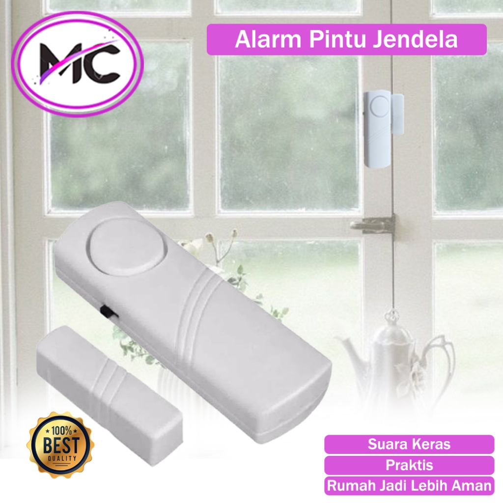 Jual Alarm Pintu Dan Jendela Rumah Toko Alaram Sensor Magnet Anti ...