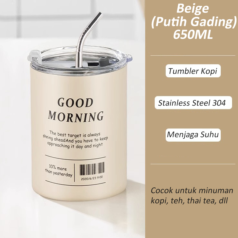 Jual CEO Tumbler Gelas Kopi Stainless Steel 304 Tebal Tumblr Viral ...
