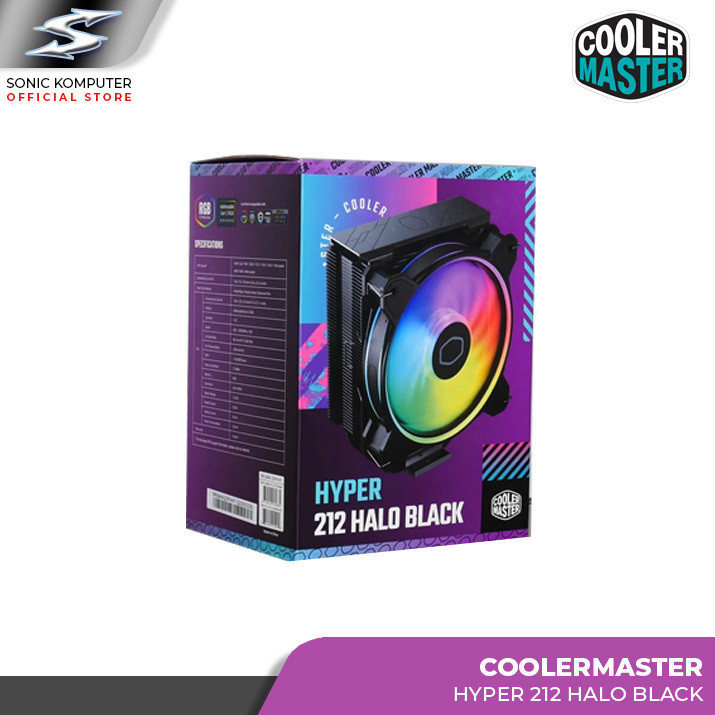 Jual Cooler Master Hyper 212 Halo CPU Air Cooler Intel AMD LGA 1700 AM5 ...