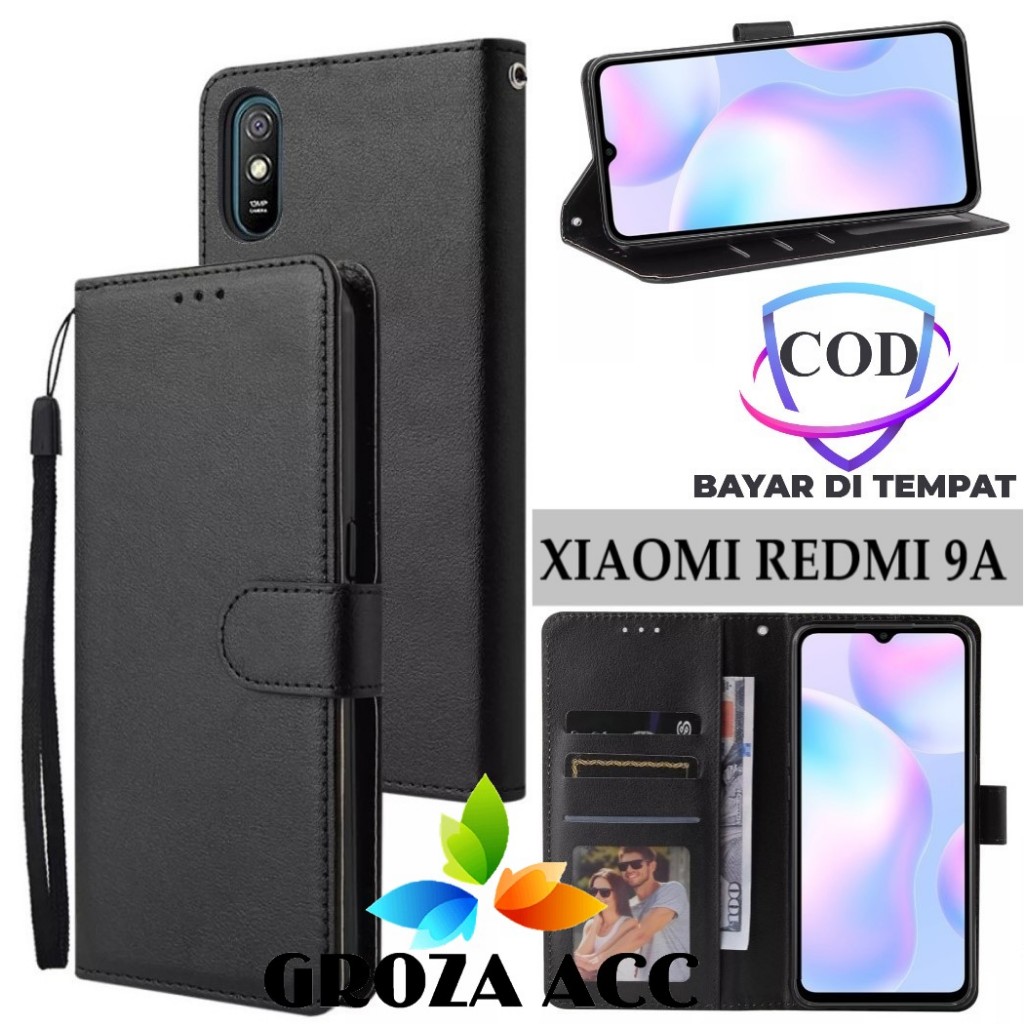 Jual Flip Case XIAOMI REDMI 9A Case Wallet Kulit Casing Dompet Case ...
