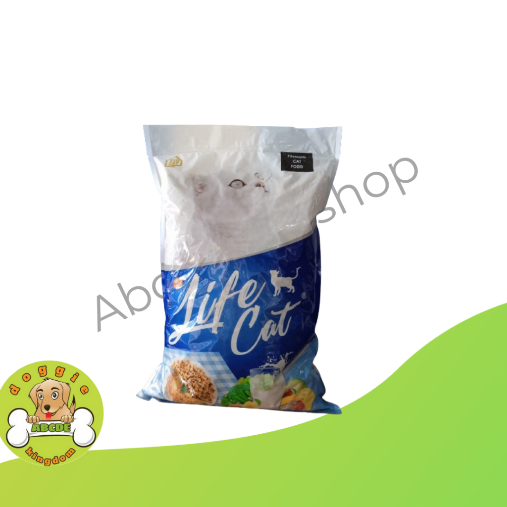 Jual Life Cat Dryfood Makanan Kucing 1kg | Shopee Indonesia