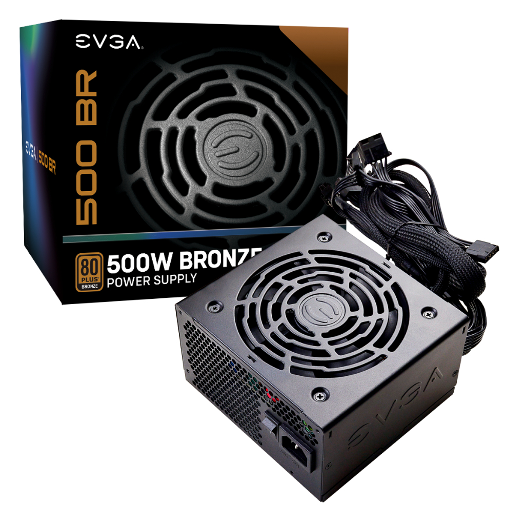 Jual PSU EVGA 500 BR 80+ BRONZE 500W PC POWER SUPPLY | Evga 500br ...