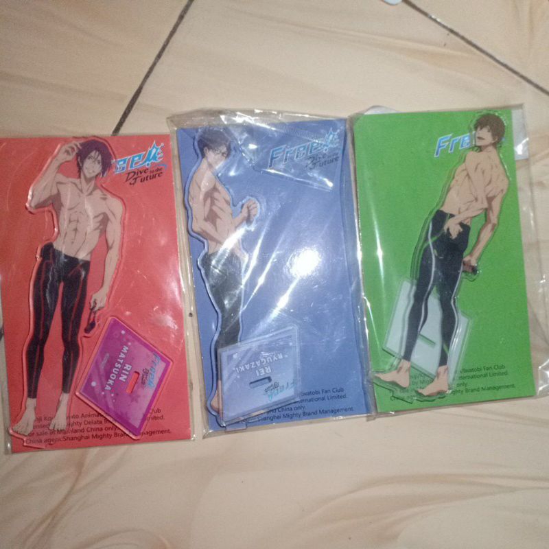 Jual standee official anime free matsuoka rin, makoto, rei ryugazaki ...