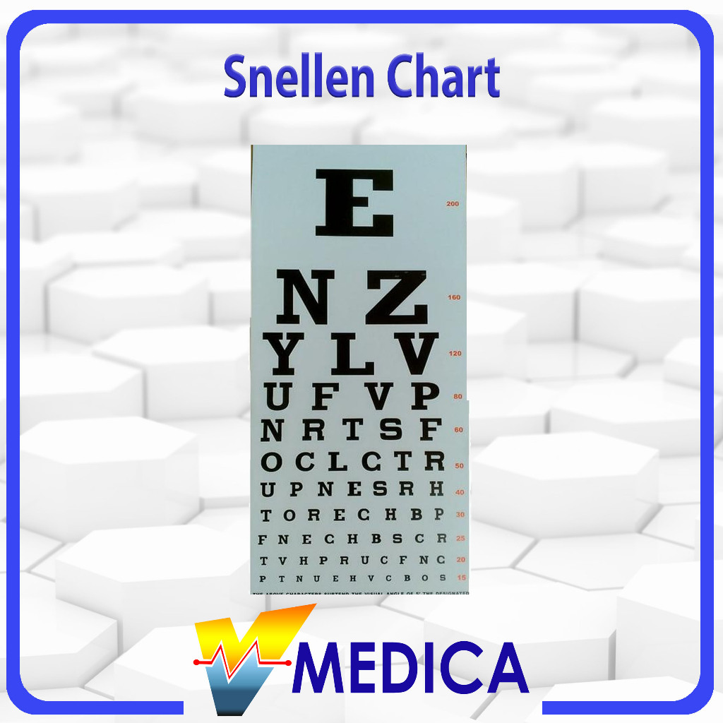 Jual Snellen Chart / Bagan Test Ketajaman Mata / Test Mata Rabun ...