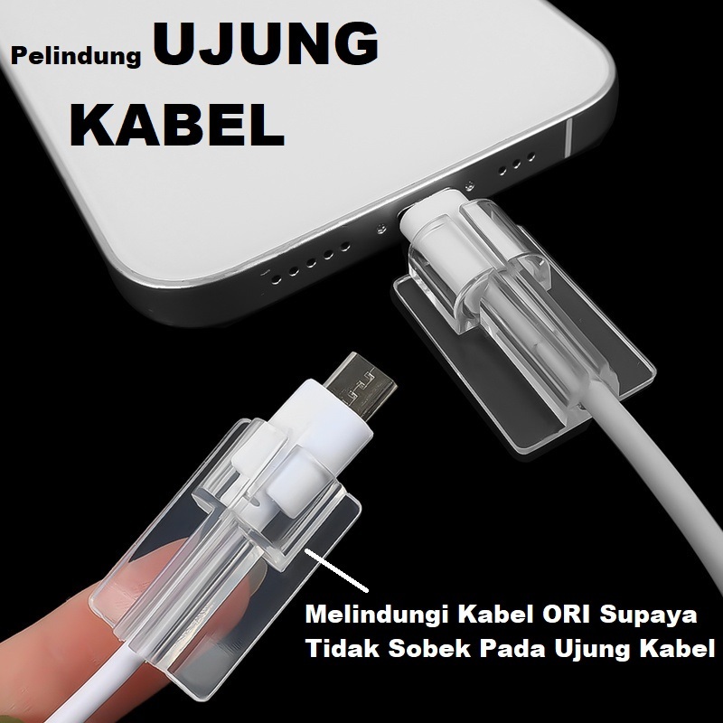 Jual New!! ! Pelindung Xiaomi Ujung Kabel Data UsbC / Micro Usb / Usb C Clear Transparent Save ...