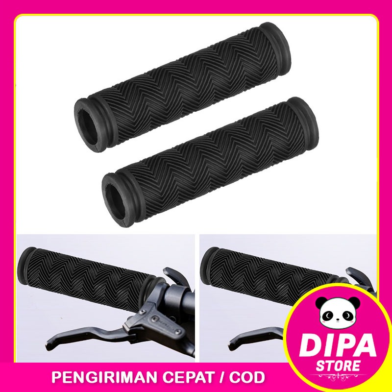 Jual Hand Grip Sepeda Handle Grip Karet Hitam | Sepeda Lipat, Fixie ...