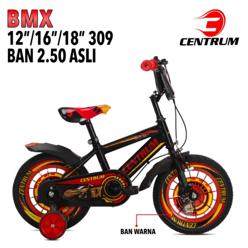 Jual SEPEDA ANAK/ BMX ANAK 16 INCH 309 & 306-8 BAN WARNA CENTRUM ...