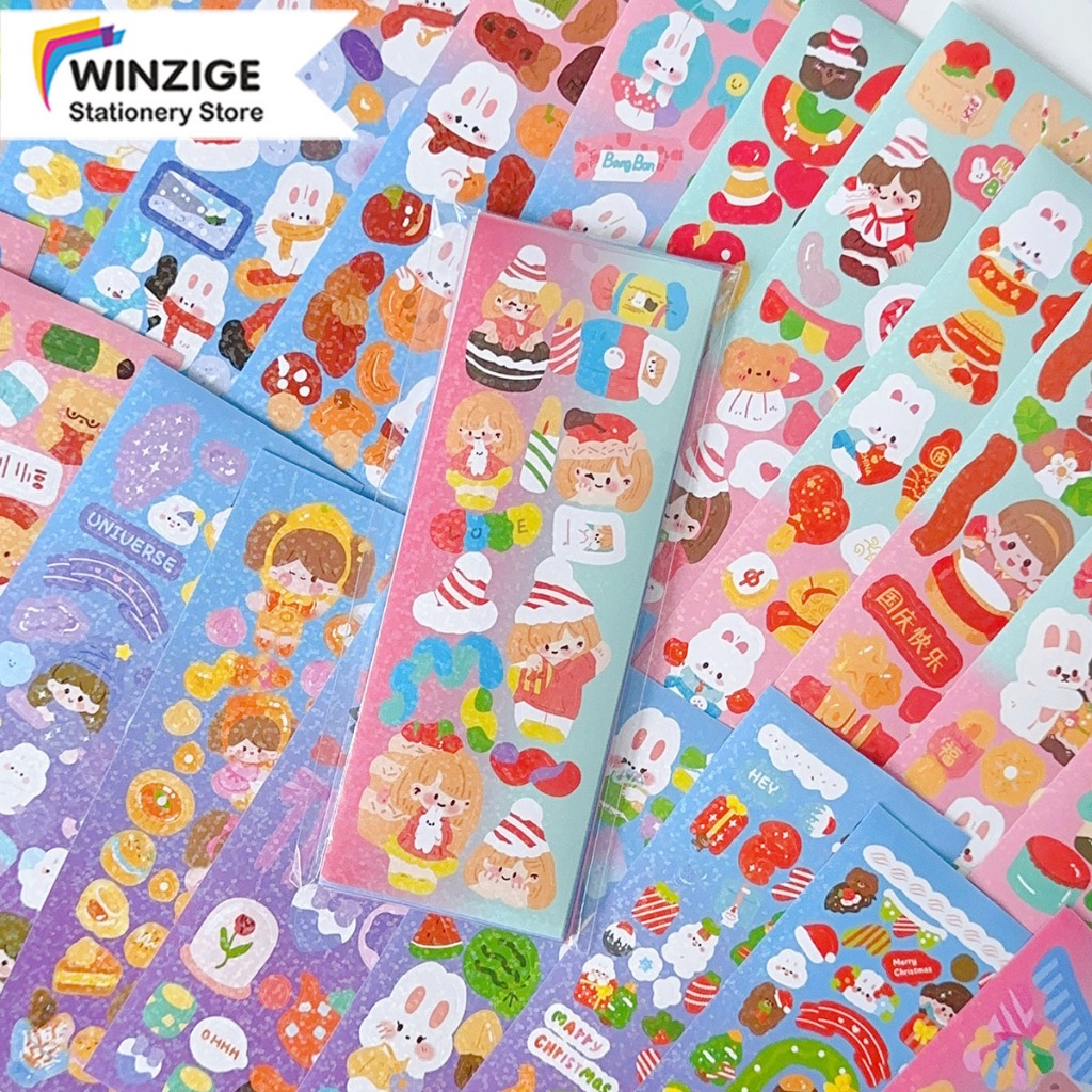 Jual Winzige Set 20Pcs Stiker lucu kartun photocard kpop decor sticker ...