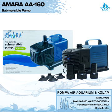 Jual Amara AA 160 Pompa Celup Submersible Filter Aquarium Kolam ...