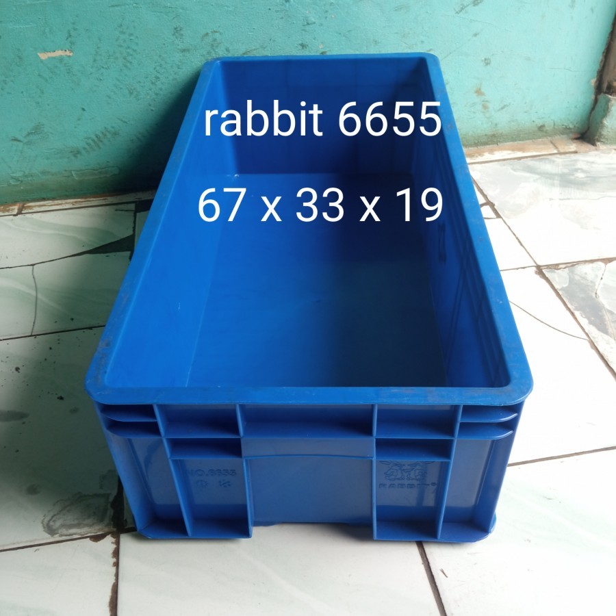 Jual CONTAINER BIRU PLASTIK 67X32X20 | Shopee Indonesia