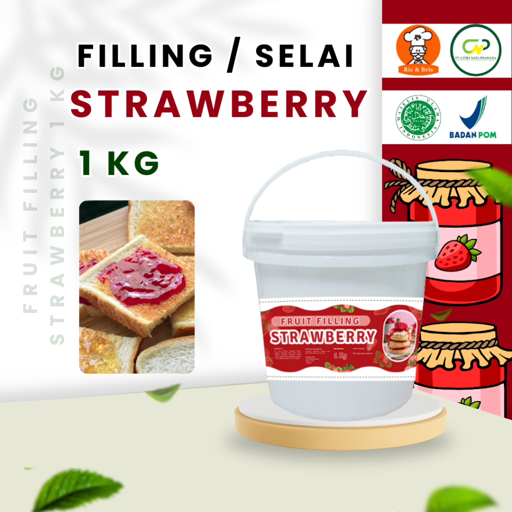 Jual R&B Filling Strawberry 1 Kg/Selai Strawberry/Strawberry Selai ...